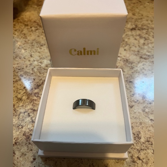 Calmi | Jewelry | Calmi Ring The Original Black Adjustable Ring | Poshmark